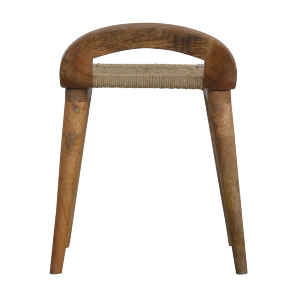 Woven Raised Back Stool — Noble Home Office